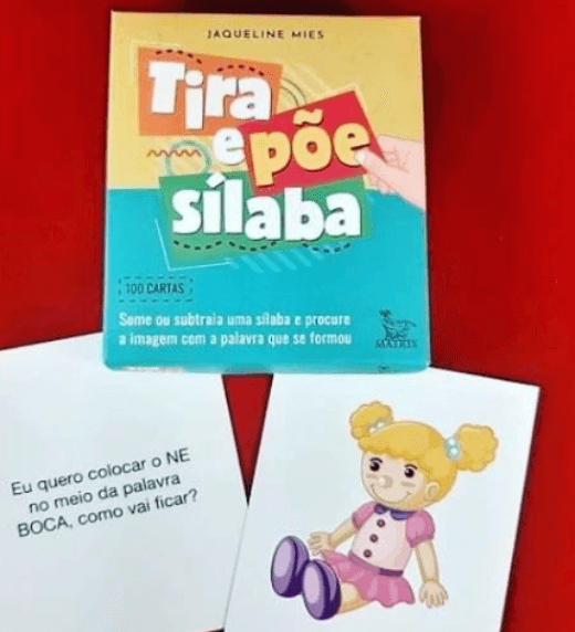 Tira e põe sílaba - Caixinha Matrix | Leiturinha - Loja Leiturinha